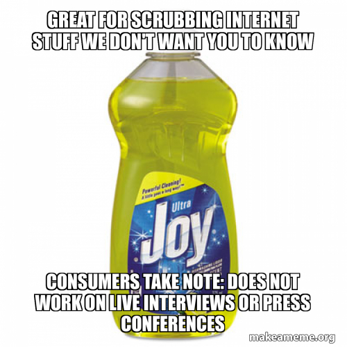 great for scrubbing internet stuff we don't want you to know consumers ...