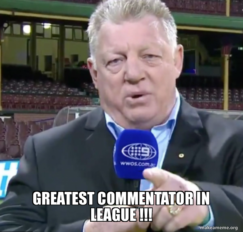greatest commentator in league !!! Meme Generator