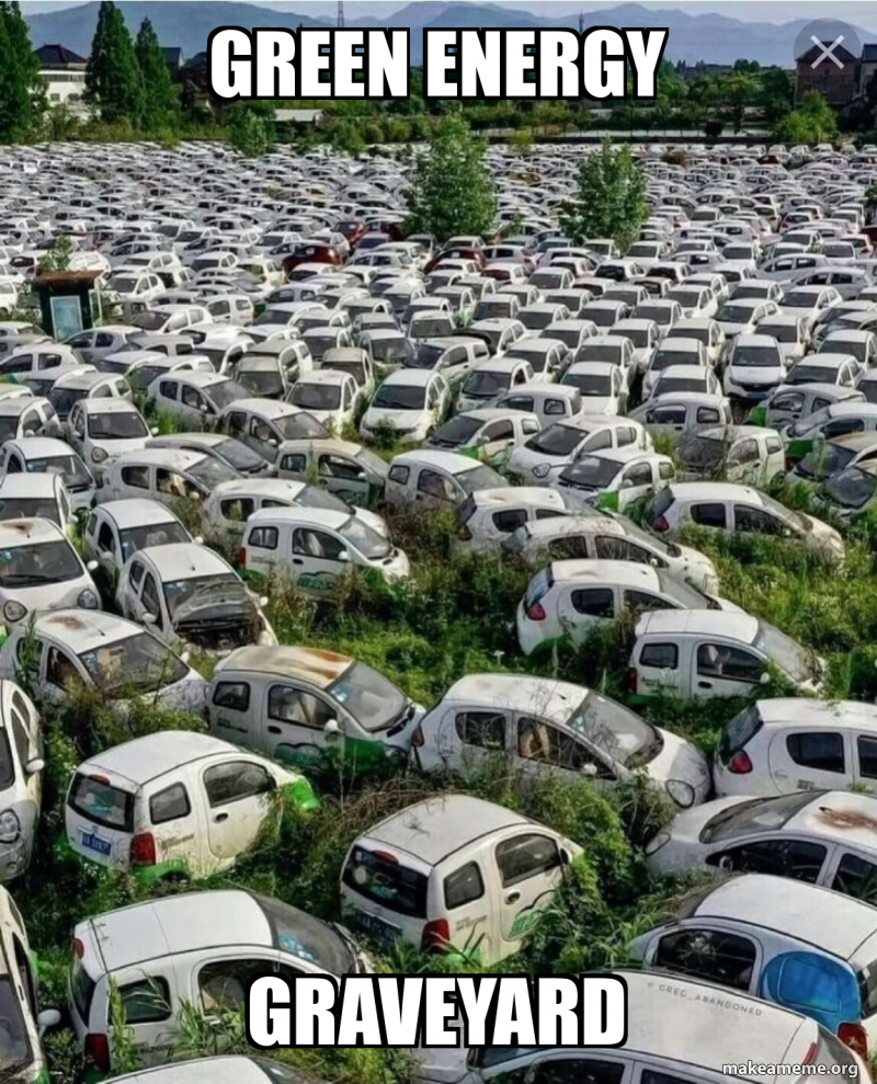 green energy graveyard Meme Generator