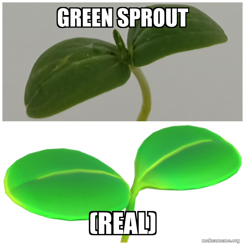 Green Sprout (real) Meme Generator