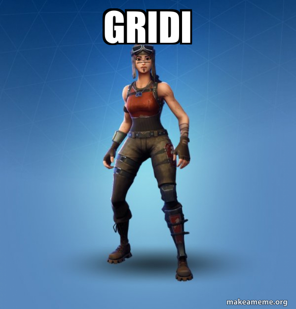 Gridi - Renegade Raider Fortnite Skin Meme Generator