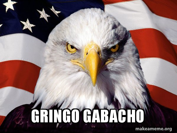 gringo gabacho - American Pride Eagle Meme Generator