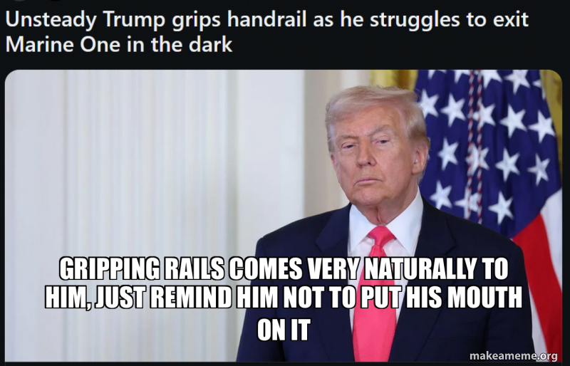 Gripping rails comes very naturally to him, just remind him not to put ...