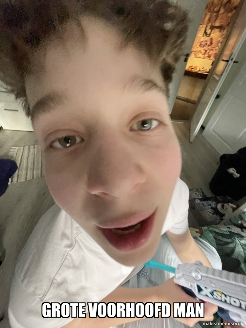 Grote voorhoofd man Meme Generator