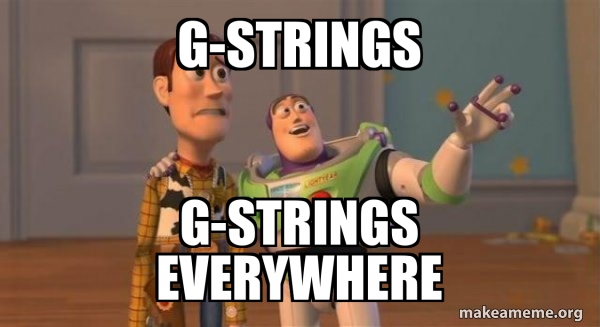 G-strings G-strings everywhere - Buzz and Woody (Toy Story) Meme Meme ...