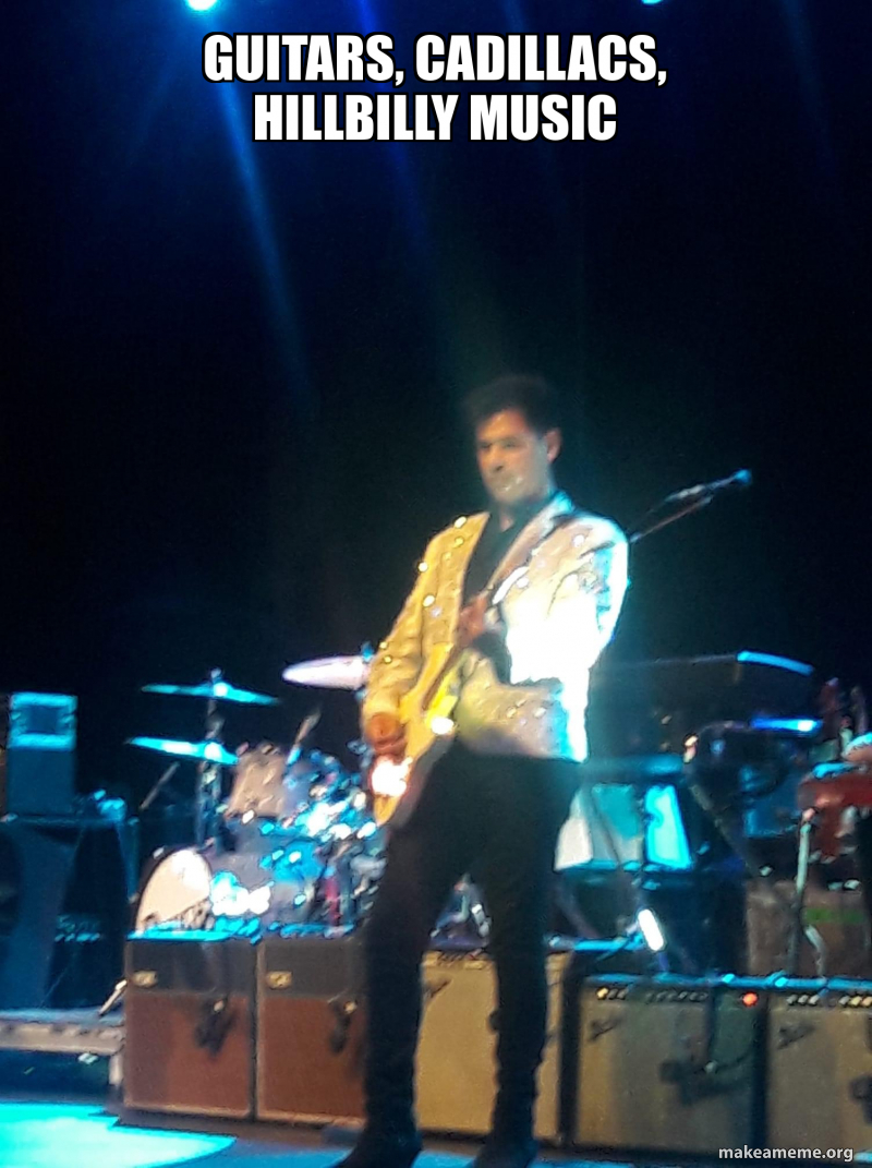 GUITARS, CADILLACS, HILLBILLY MUSIC Meme Generator
