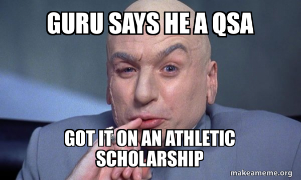 Guru says he a QSA Got it on an athletic scholarship - You Complete Me ...
