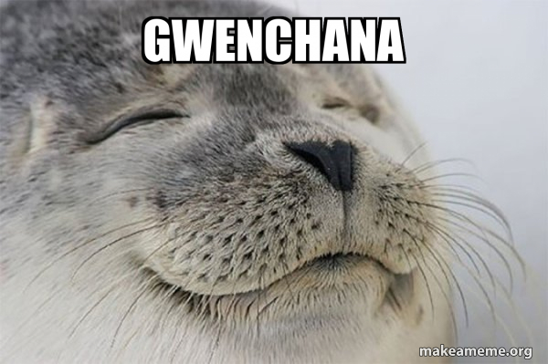 Gwenchana - Satisfied Seal Meme Generator