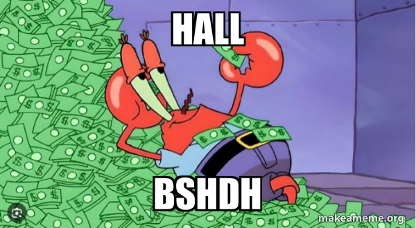 Hall Bshdh - Mr Krabs Money Meme Generator