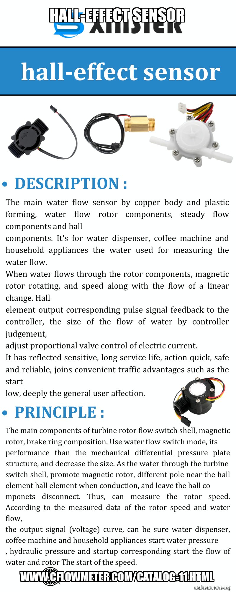 hall-effect sensor www.cflowmeter.com/catalog-11.html - Hall-effect ...