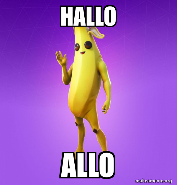 Hallo Allo - Peely Meme Generator