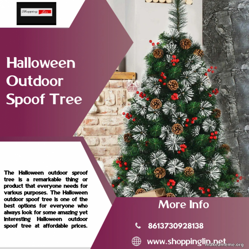 - Halloween Outdoor Spoof Tree Meme Generator