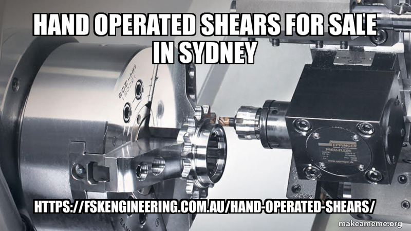 Hand operated shears for sale in Sydney https://fskengineering.com.au ...