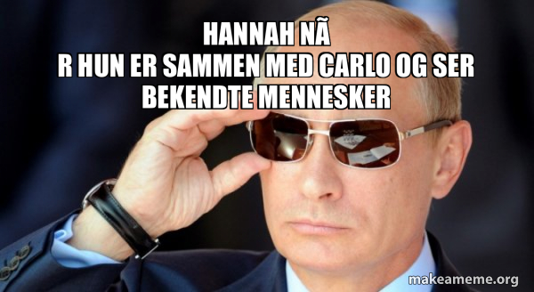 Hannah når hun er sammen med Carlo og ser bekendte mennesker - Vladamir ...
