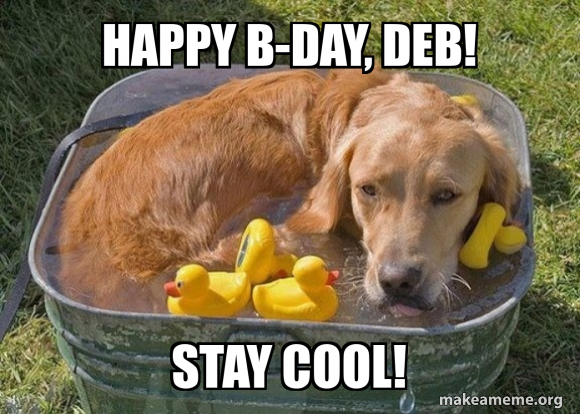 HAPPY B-DAY, DEB! STAY COOL! Meme Generator