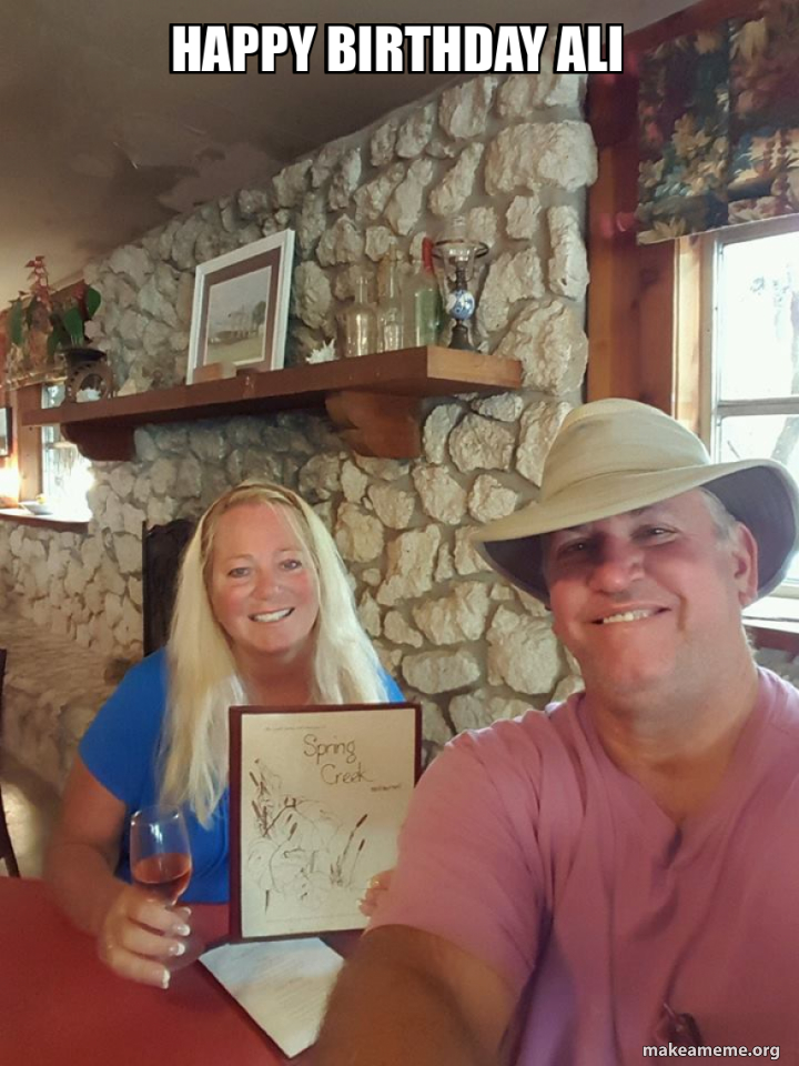 happy birthday ali Meme Generator