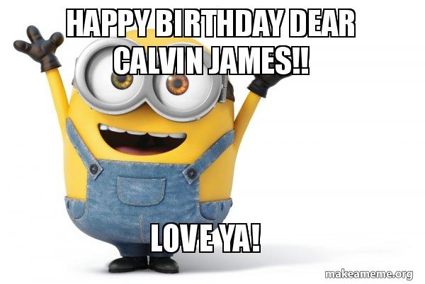 Happy Birthday Calvin Memes Happy Birthday Calvin GIF 🎂 Images