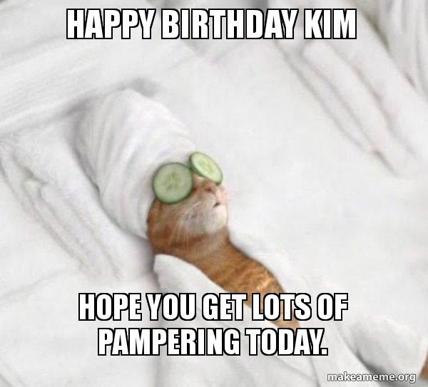 Kim Birthday Memes Crying Kim Meme Birthday Card. | Thortful