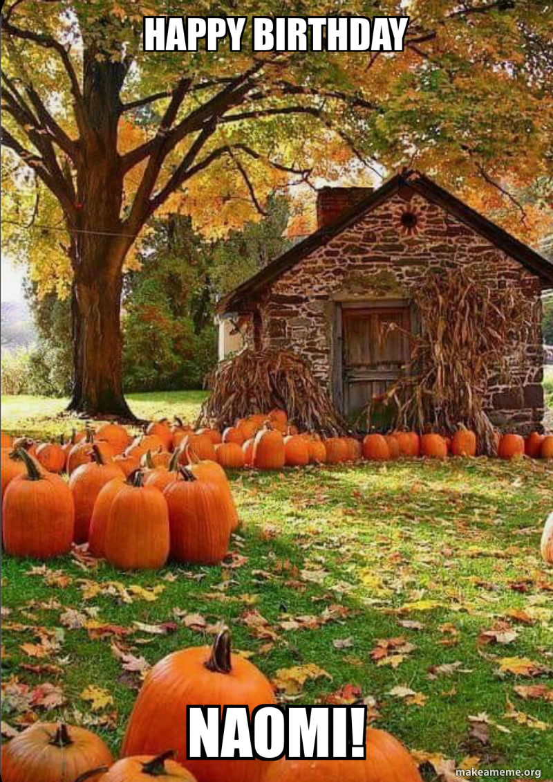 Happy birthday Naomi! Meme Generator