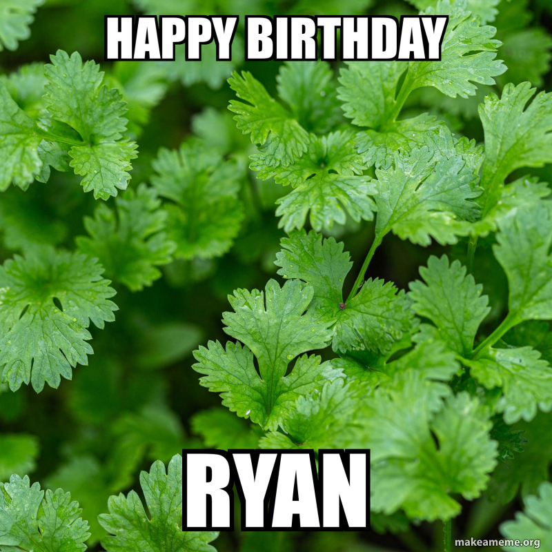 Happy birthday Ryan Meme Generator