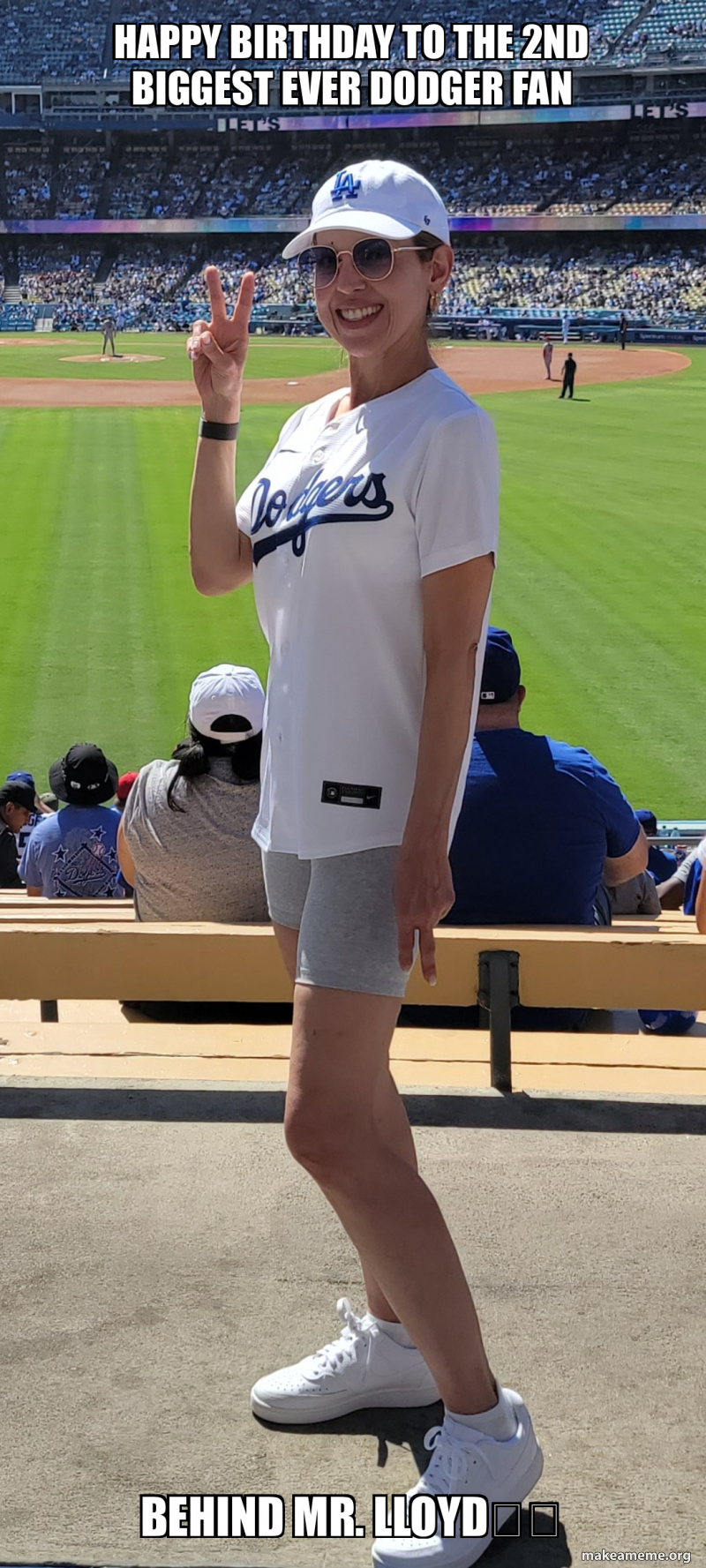 Happy Birthday to the 2nd Biggest ever Dodger Fan Behind Mr. Lloyd⚾️ ...