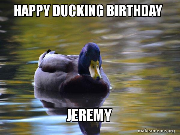 Happy Birthday Jeremy Memes Jeremy Birthday Card Etsy UK