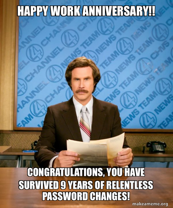 Service Anniversary Memes Happy Work Anniversary Meme Images PNG,