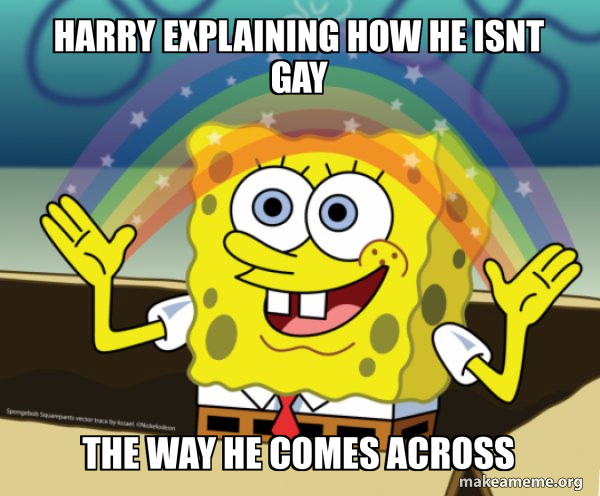 Harry Explaining How He Isnt Gay The Way He Comes Across - Rainbow ...