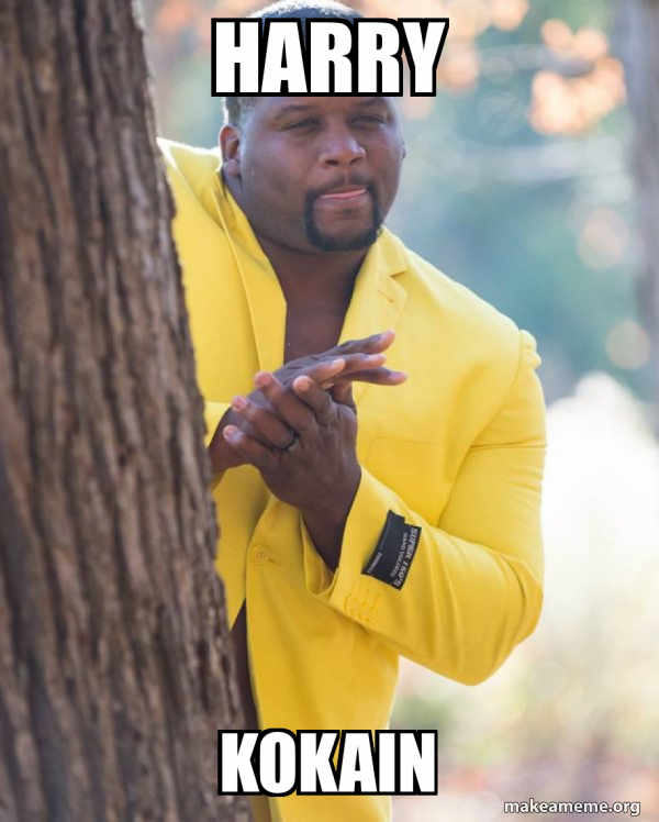Harry Kokain - Anthony Adams in Yellow Suit Rubbing Hands Meme Generator