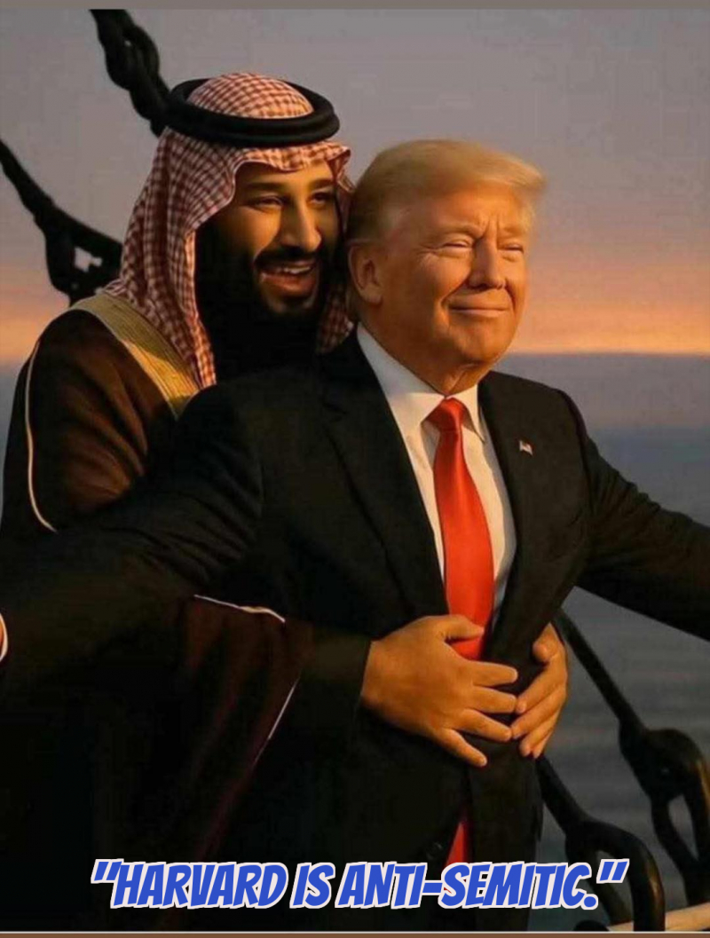 "harvard is anti-Semitic." Meme Generator