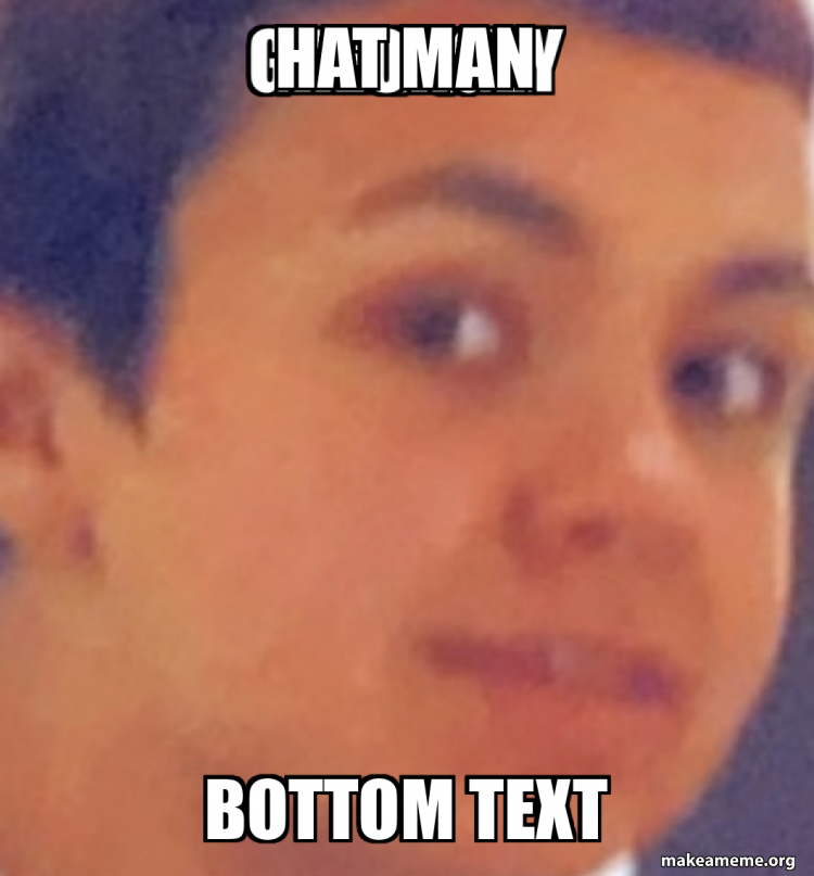 HAT MAN bottom text Meme Generator