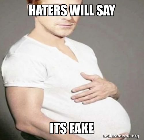 Haters will say Its fake Meme Generator