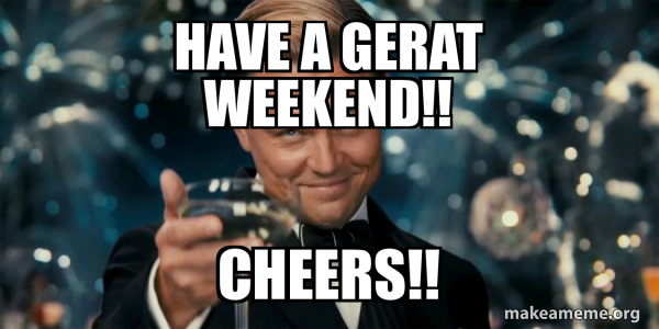 have a gerat weekend!! cheers!! - Great Gatsby Reaction - Leonardo ...