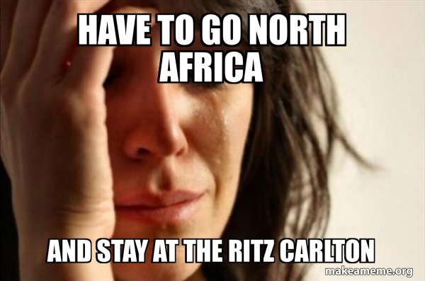 Have to Go North AFrica And Stay at the Ritz Carlton - First World ...