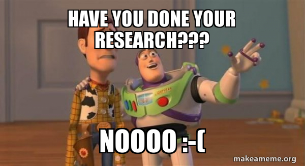 Have you done your research??? Noooo :-( - Buzz and Woody (Toy Story ...
