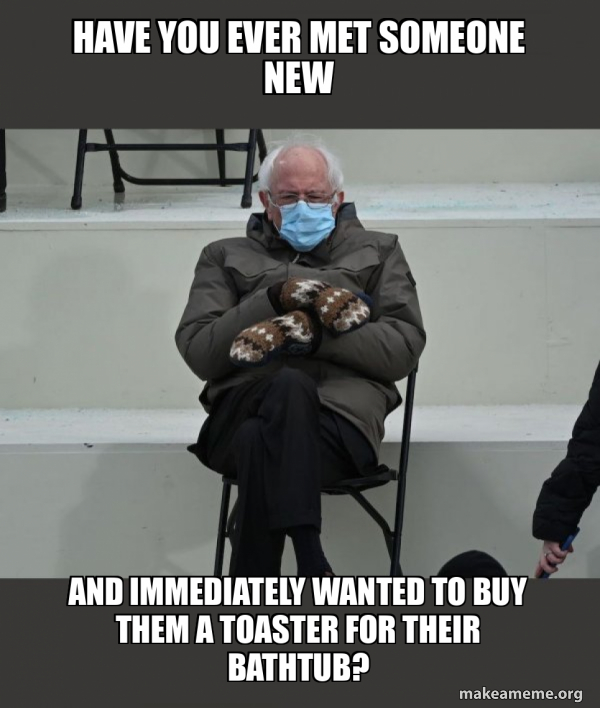 have you ever met someone new and immediately wanted to buy them a ...