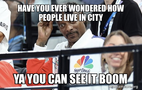 Have you ever wondered how people live in city Ya you can see it boom ...