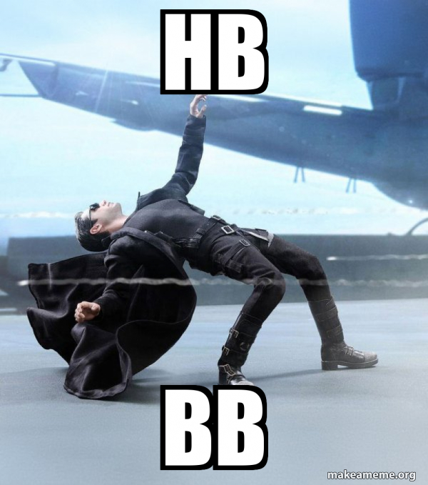 Hb Bb - Matrix Dodge Bullet Meme Generator