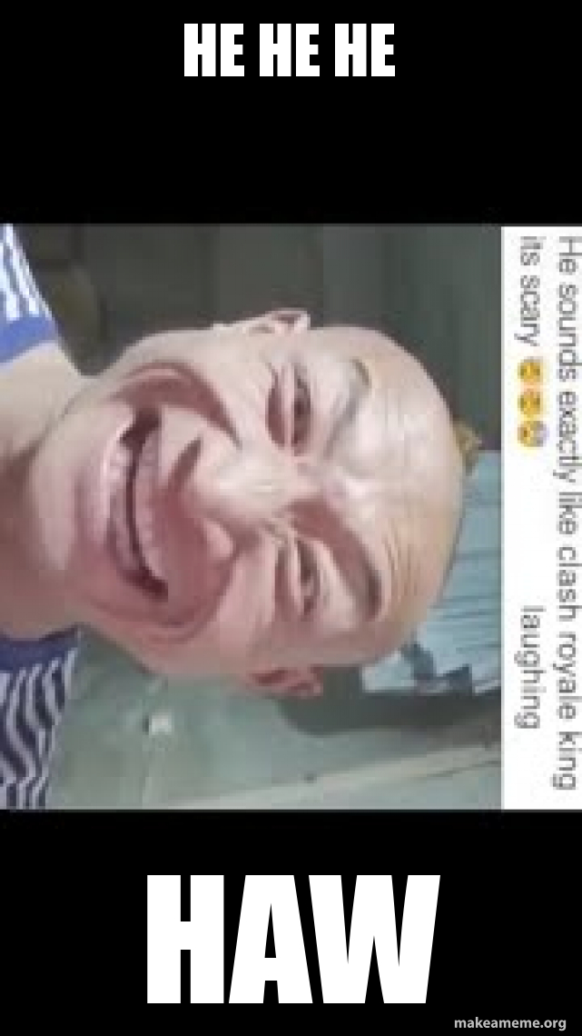 HE HE HE HAw Meme Generator