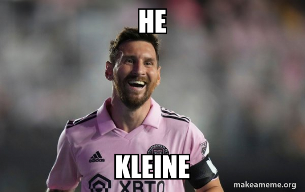 HE kleine - Happy Messi Meme Generator