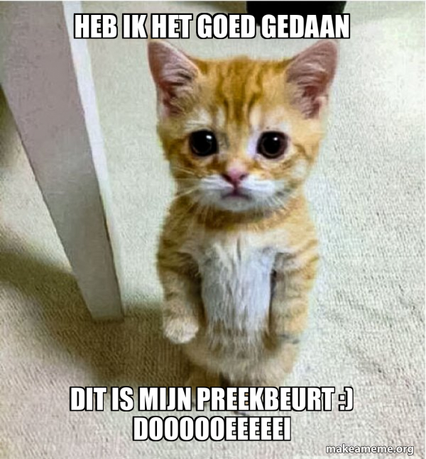 heb ik het goed gedaan dit is mijn preekbeurt :) doooooeeeeei - Cute ...