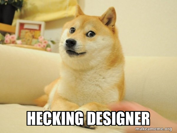 Hecking designer - Doge Meme Generator