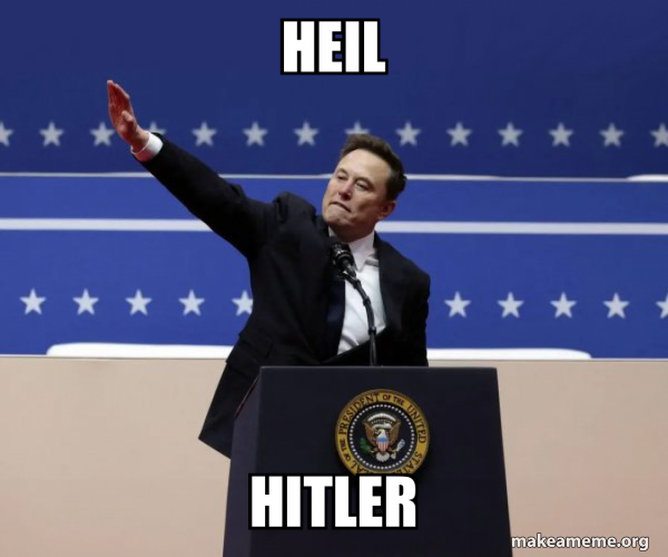 heil hitler - Nazi Elon Meme Generator