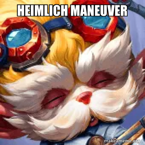 Heimlich maneuver Meme Generator