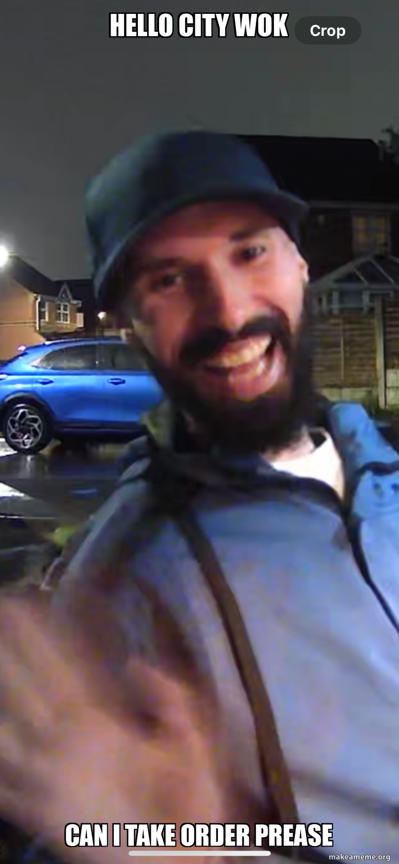 Hello city wok Can i take order prease Meme Generator