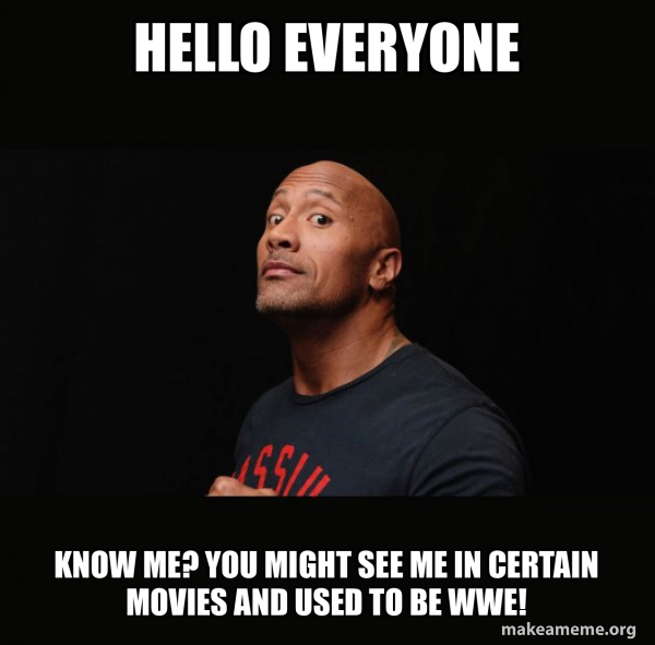 Hello everyone Know me? you might see me in certain movies and used to ...