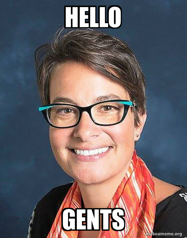 Hello gents Meme Generator