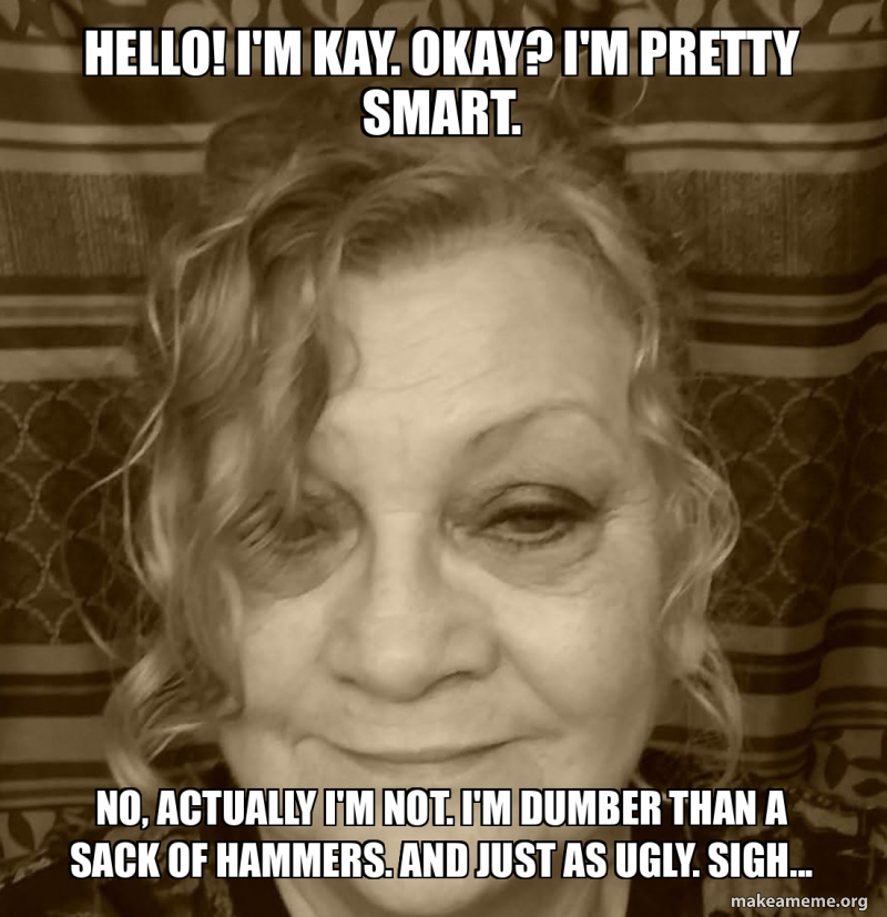 Hello! I'm kay. Okay? I'm pretty smart. No, actually I'm not. I'm ...