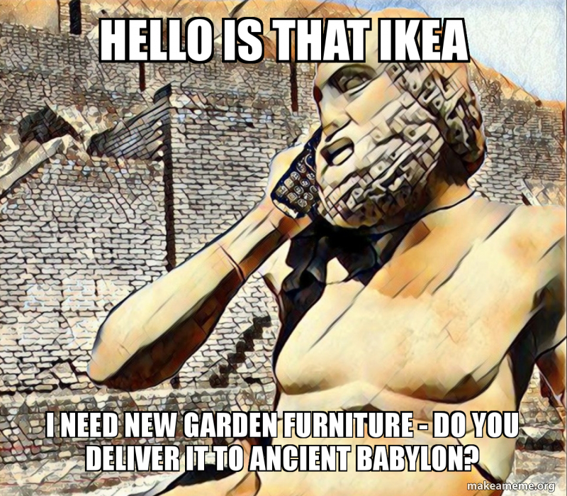 Hello is that IKEA I need new garden furniture - do you deliver it to ...