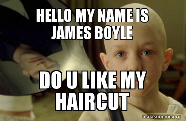 Hello My Name Is James